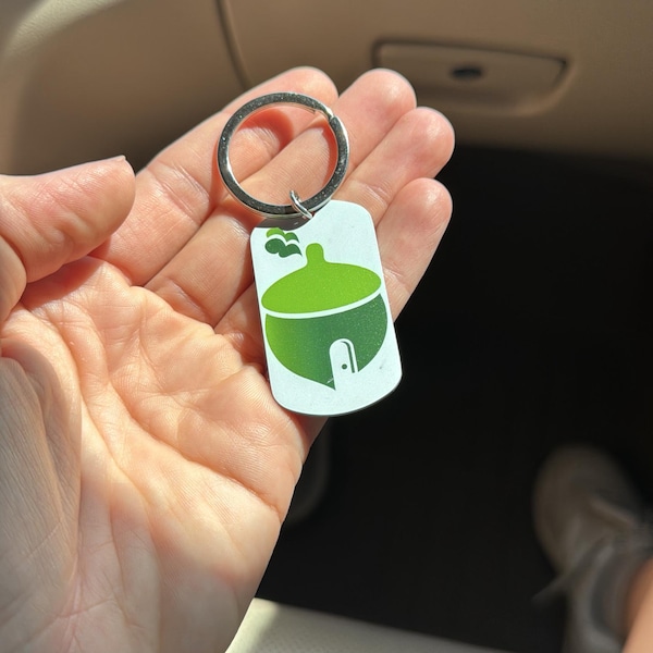 Custom Picture Keychain, Personalized Text Keychain, Actual Handwriting ...