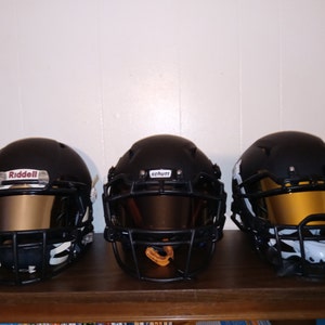 Precision Football Helmet Visor Mirror Chrome - Etsy