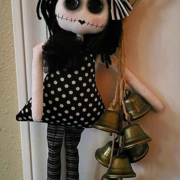 Gothic Doll Handmade OOAK Unique Design Creepy Cute Art Doll ...