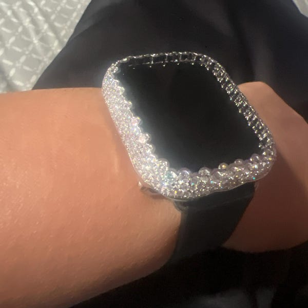 Apple Watch Case Yellow Gold Womens Swarovski Crystals Iwatch Cover ...