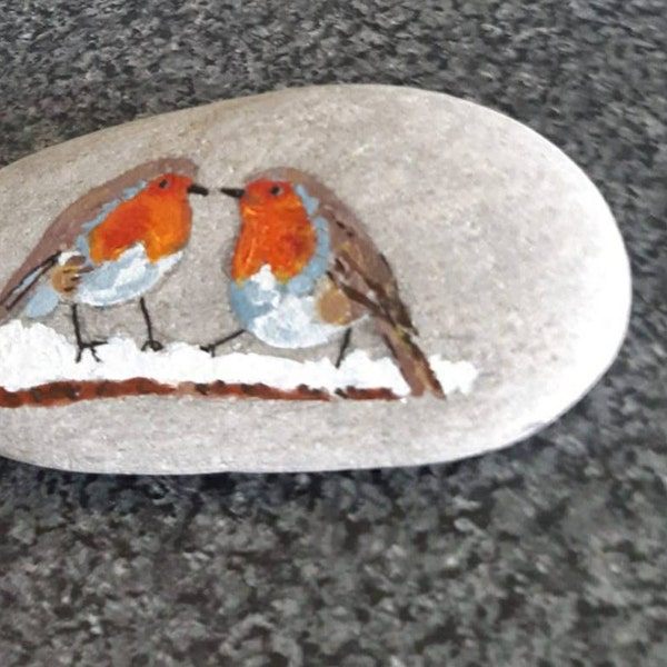 Painted Stones, Painted Forget Me Not Stones, Painted Flower Stones ...