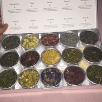 Green Herbal Tea Kit in a Brushed Aluminum Box Set of 15 a - Etsy Australia