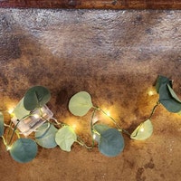 7 Foot or 16 Foot LED Leaf Garland Battery Operated LED Fairy String ...