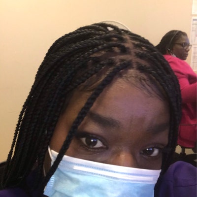 Amy Braids Handmade Braided Fish Bone Cornrow Wig, Different Color ...