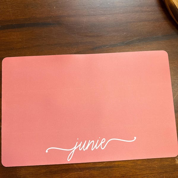 Custom Desk Pad Personalized Desk Decor Teacher Gift Monogrammed Home ...