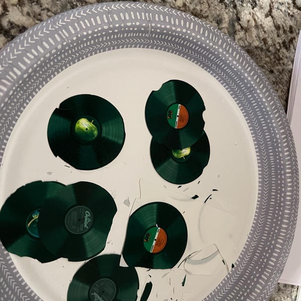 Edible Vinyl Record Cookie Cupcake Oreo Toppers, Wafer Paper or ...