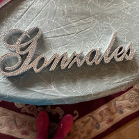 Swarovski Crystal Name Sign, Your First or "last Name" up to FOUR ...