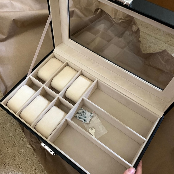 Sunglass and Watch Case - Monogrammed Watch and Sunglasses Box ...