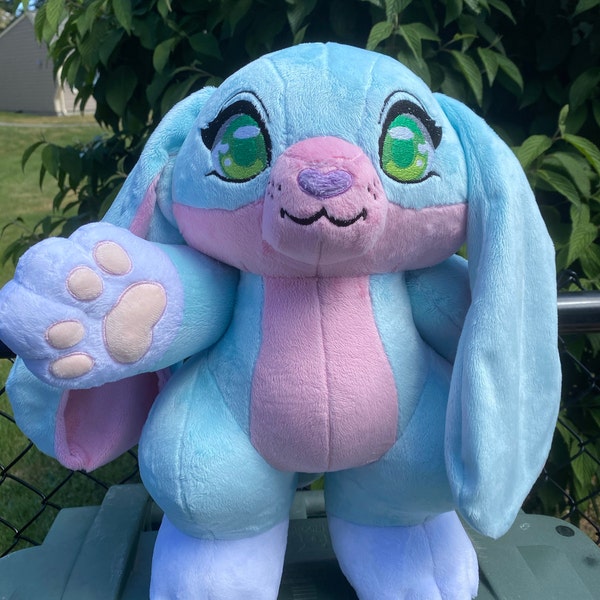 Plush Sewing Pattern PDF Furry Anthro Standing Plushie - DIY Ebook ...