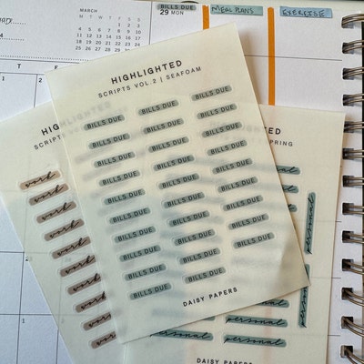 WIFI Micro Icon Stickers Planner Stickers Minimal & Functional Planner ...