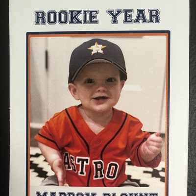 Baseball Rookie Card Birthday Invitation - Etsy