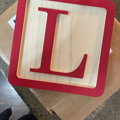 Wood Block Nursery Letters, Baby Name, Individual Wood Letters, Wooden ...