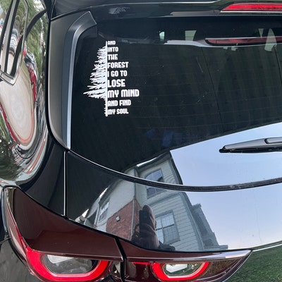 Mountain Pulse Vinyl Decal Vinyl Sticker, Car Window Decal, Hiking ...