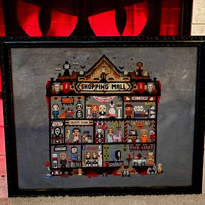Chopping Mall Stitchalong SAL Cross Stitch Pattern Mystery, Horror ...