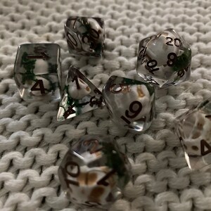 Moonlit Koi Fish Dnd Dice Set for Dungeons and Dragons D20 TTRPG ...