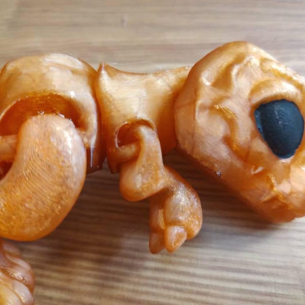 Cinder Wolf Articulating Flexi by Cinderwing Articulated Fidget Toy 3D ...