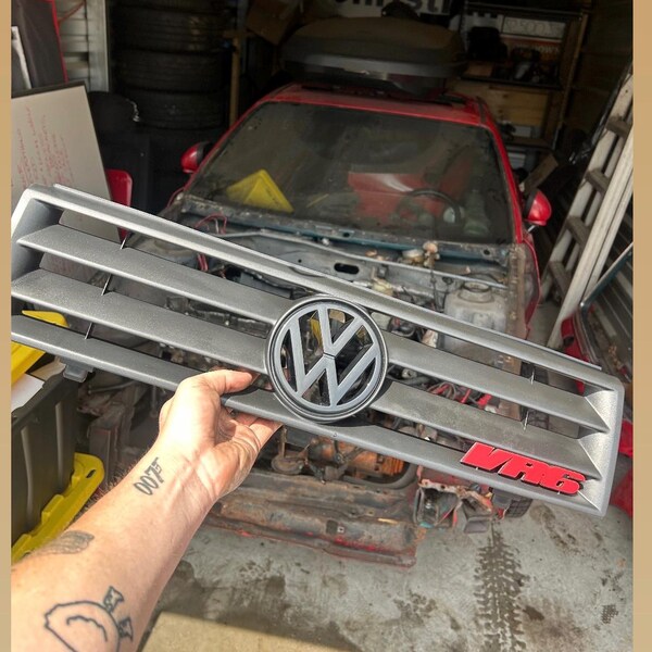 VW Golf MK1 MK2 Front Bumper VW Blinker Cover Grid Mesh - Etsy