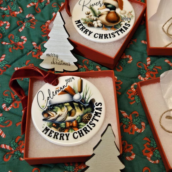 Yellow Ball Python Snake Custom Christmas Ornament of Python ...