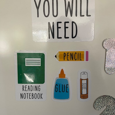 Magnets for Classroom Visual Aid Cards You Will Need School Supplies ...