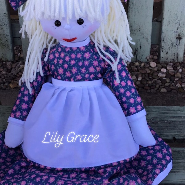 Holly Rag Doll Sewing Pattern - Etsy