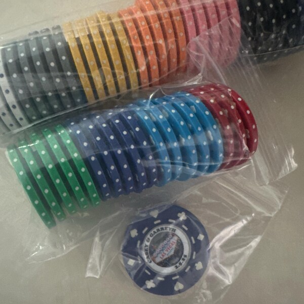 50 Custom Drink Chips, Drink Token, Free Drink, Drink Chips, Poker Chip ...