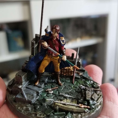 Cyberpunk Squat Dwarves Miner Expedition Captain Kyoushuneko Miniatures ...