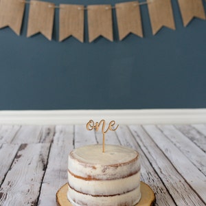 One cake topper 1 cake topper Smash cake topper first | Etsy