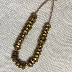 100 Handmade Ethiopian Tube Beads 3x7mm Recycled Brass - Etsy