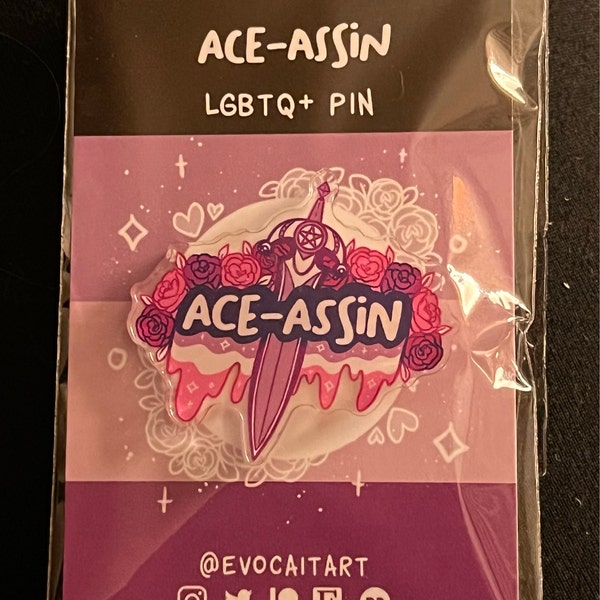 Magical LGBT+ Acrylic Pins | Pansexual Panro Asexual Ace Bisexual Biro ...