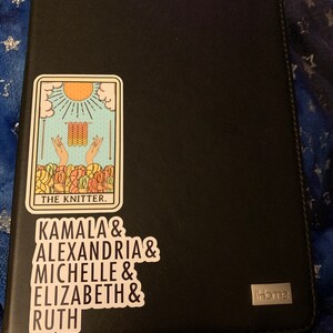 Funny Crochet the Knitter Vinyl Sticker Knitting - Etsy