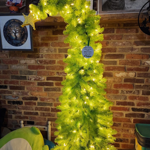 Grinch Star Christmas Tree Topper 5 and 8 Inch - USA Shipped - Multiple ...