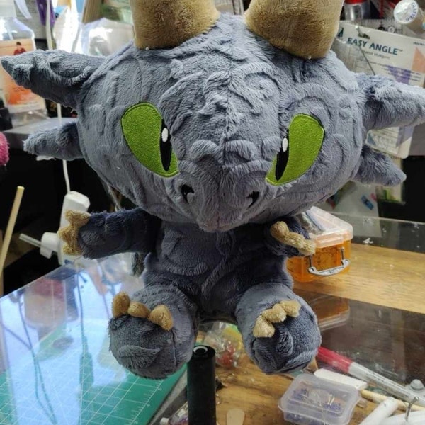 Chibi Steampunk Dragon Plush Sewing Pattern .pdf Tutorial - Etsy