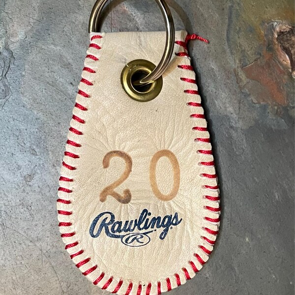 Personalized Hand Made Baseball Key Chain - Etsy