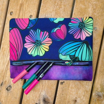 Zip Hop Notebook Cover A5 5.8 by 8.3 and Composition Size 7.5 by 9.75 ...