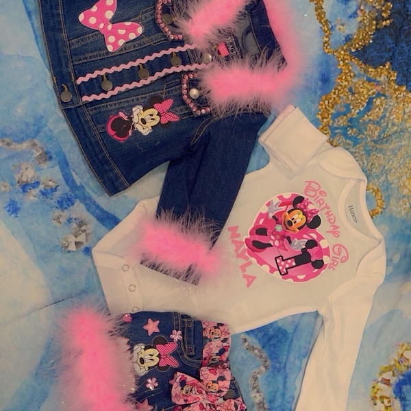 FROZEN Denim Set - FROZEN Denim Outfit - FROZEN Birthday Outfit - Etsy