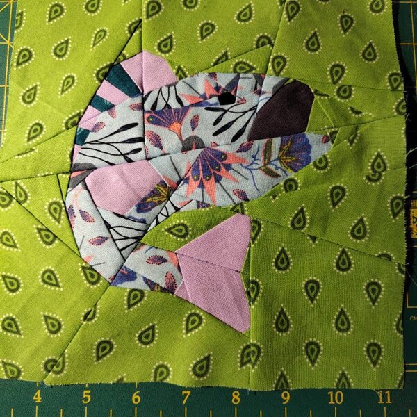 Sea Bass Quilt Block Pattern, 3 Sizes, Foundation Paper Piecing (PDF ...