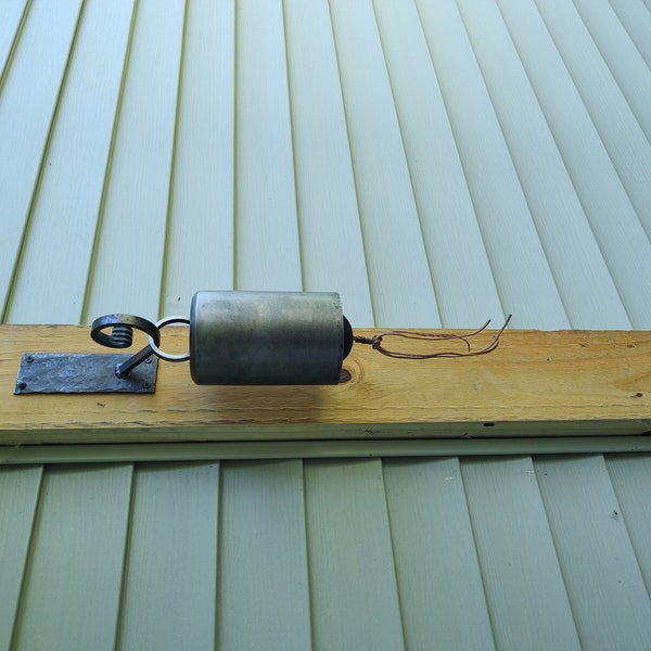 Rustic Gong, Cylinder Bell, Tank Bell, Farm Bell, Entry Bell, Yard Art ...