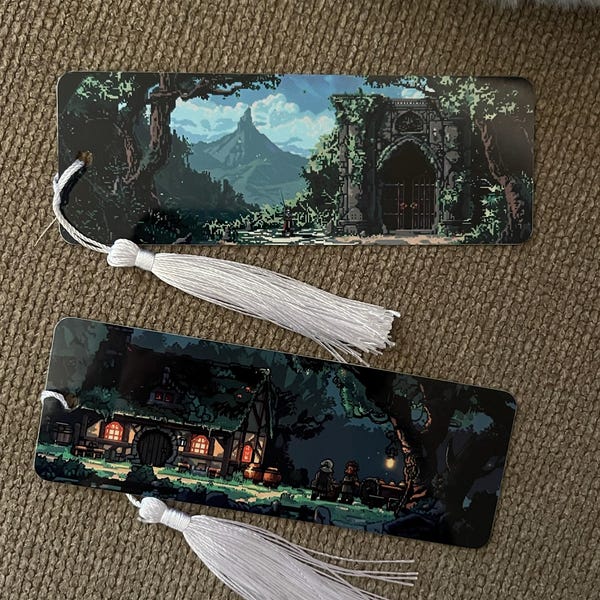Moonlight Magic Castle Bookmarks- Handmade and Unique, Fantasy ...