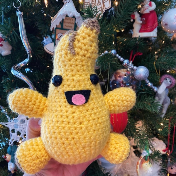 Cute Banana Peely Plush Crochet Pattern PDF - Etsy