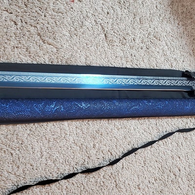 Japanese Handmade, Practical, 1060 Carbon Steel, Tempered, Full Tang ...