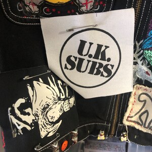 PUP Band DIY Punk Patch Canvas Patch - Etsy