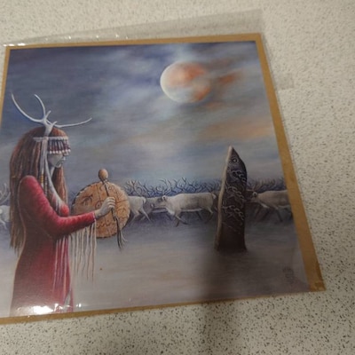 Deer Mother / Yule Card / Winter Solstice / Christmas Card - Etsy