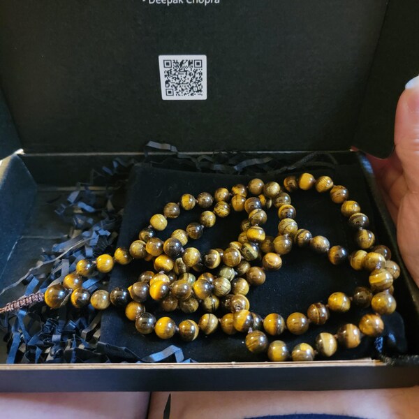 AQUAMARINE Mala Beads, AMAZONITE Meditation Beads, 108 Mala Beads ...