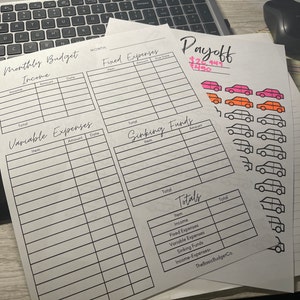 Credit Card Payoff | Coloring Sheet Tracker | Debt Payoff | Printable ...