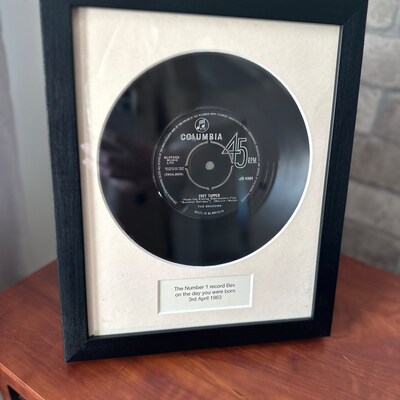 The Number 1 Vinyl Record on the Day You Were Born. Unique and ...