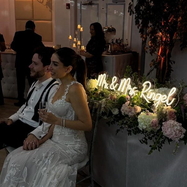 Custom Neon Sign Wedding Decor, Neon Wedding Sign Custom Wall Decor ...