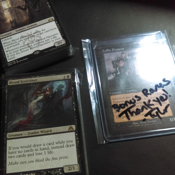 BLOOD Full Art Token [by Darkside Tokens] Magic the Gathering MTG! - Etsy