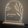 Personalized Acrylic Night Light Boho Night LED Light Kids Bedroom ...