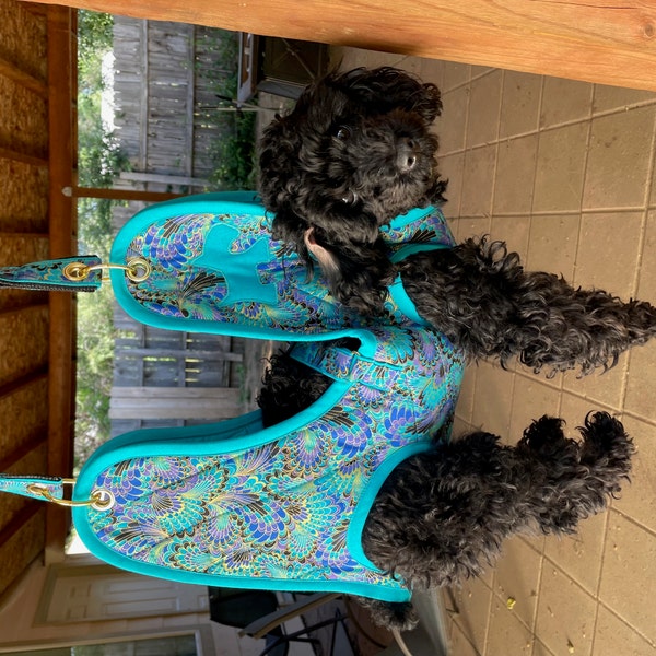 Turquoise Dinky Dots by Loralie Designs - Black Dots on Vibrant ...