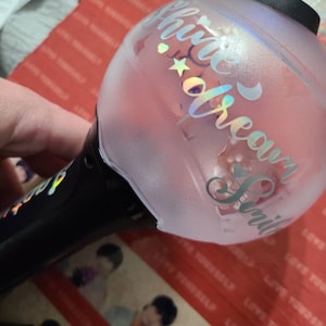 Aespa Name Tagholographic Kpop Name Tag Vinyl Stickers | Etsy